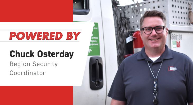 Powered By: Chuck Osterday, Region Security Coordinator